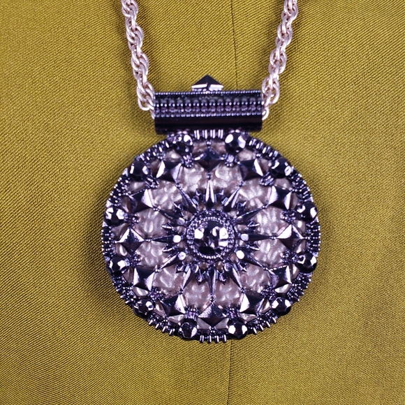 Heidi Klum | Jewelry | Heidi Klum Goldtone Bronze Medallion Pendant ...